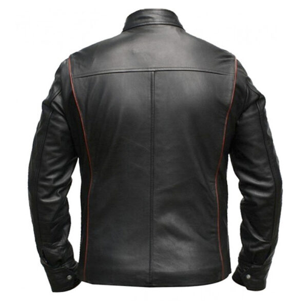 Mass Effect 3 N7 Biker Leather Jacket - Clara Leather Jackets