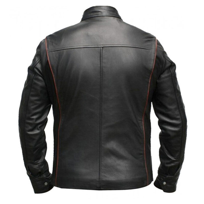 Mass Effect 3 N7 Biker Leather Jacket - Clara Leather Jackets